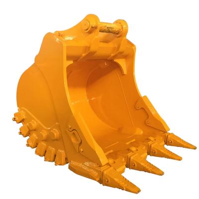 China Excavator Bucket 50T PC500MC Excavator HD Bucket Custmoized 2.4CBM Mining Bucket for sale