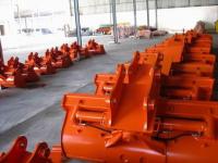 China CAT325 Large Capacity Tilt Bucket 25Ton Customized 1.2M3 Excavator Tilt Cleaning Bucket Factory Direct Sale for sale