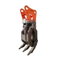China Rotating Grab Hydraulic Steel Wood Grapple 20 ton Excavator for sale