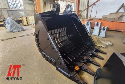 China Multi Purpose 0.1m3 Excavator Skeleton Bucket Rock Removal for sale
