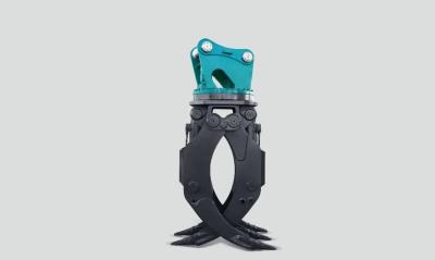 China Excavator Attachment Hydraulic Manual Grapple Stone Grab Mechanical Grapple For Mini Excavator for sale