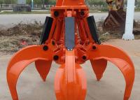 China ISO 9001 Excavator Rock Grab Hydraulic Rotating Grapple for sale