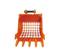 China 3-45 Ton Excavator Skeleton Bucket For Screening Stone In Soil for sale