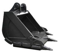 China Strength Black / Yellow Excavator General Purpose Bucket With 1.4cbm Capacity for sale