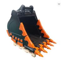 China Durable Heavy Duty Excavator Bucket 0.25cbm With Tungsten Teeth for sale