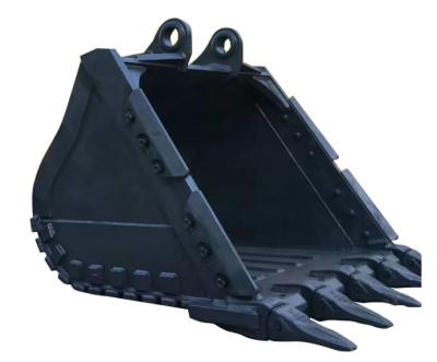 China Durability Heavy Duty Excavator Buckets Capacity 0.25-4.3cbm 10-180mm Cutting Height for sale