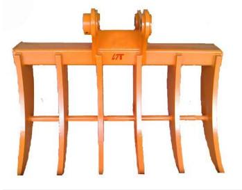 China PC200-7 PC220 Excavator Root Rake Attachment For 1-20 Ton for sale
