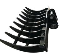 China Heavy Duty Excavator Brush Rake With Sharp Tines For Precision Excavation Tasks for sale