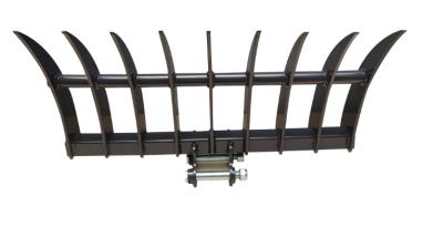 China Metal Excavator Root Rake For Hitachi Attachment Brush Rake for sale