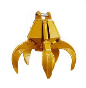 China DH140 DH150 DH180 Excavator Peel Grab Driven By Separate Cylinder for sale