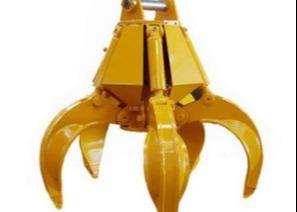China Q355B Hydraulic Grapple Scrap Grabber For PC EX PC 3-75 Ton Excavator for sale