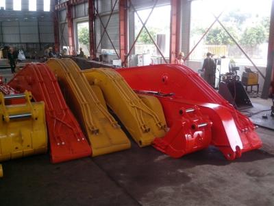 China ISO 9001 Long Reach Boom For Excavators Constructed Q355B Material for sale
