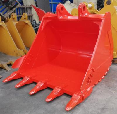 China Capacity Hardox450/500 Excavator Bucket 800-1200mm 10-180mm Height for sale