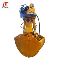 China Customzie 6m3 Capacity R500 Excavator Attachment 50Ton Clamshell with QC Control and OEM for sale