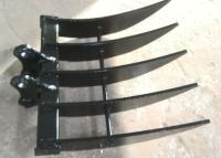 China Hitachi EX200 Q355B Excavator Landscape Rake For Construction for sale