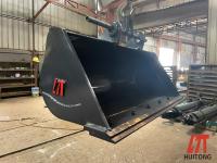 China ROBEX 130LC-3 Construction Excavator Backhoe Ditching Bucket Gray / Black for sale