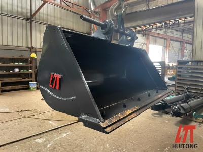 China ROBEX 130LC-3 Construction Excavator Backhoe Ditching Bucket Gray / Black for sale