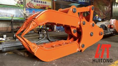 China PC55 PC80 PC100 Excavator Mechanical Grapple Q355b Rock Grapple for sale