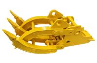 China Mechanical Excavator Grapple Construction Machinery Graple Attachment For Stone for sale