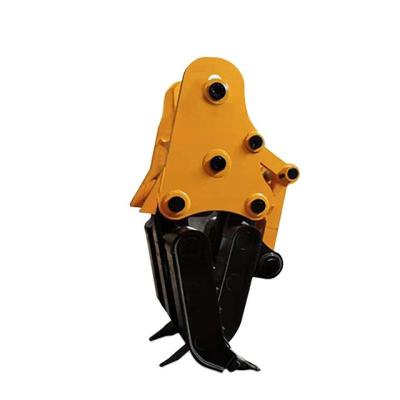 China 20Ton Excavator Manual Type Farm Machine Log Grapple 2.2M Jaw Opening Q355B/NM400/HARDOX450 Product with and OEM for sale