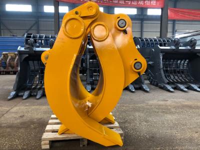 China 1800mm Excavator Manual Grapple Excavator Wood Grapple For Volvo EC55 EC160 for sale