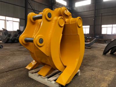 China Orange Q690D Mechanical Grapple For Demolition With 1 Year Warranty for sale