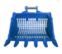 China NM400 Excavator Skeleton Bucket With Teeth Rock Removal for sale