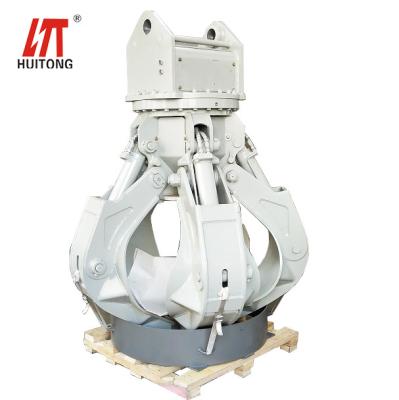 China Excavator Orange Peel Grab Hydraulic Grapple Attachment for sale
