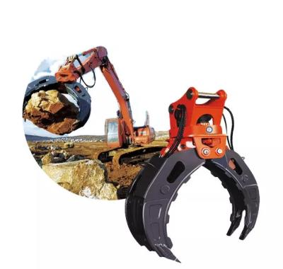 China 20-30 Tons Excavator Rotating Grapple For JCB JS210 JS225 for sale