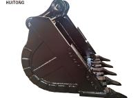 China Heavy Duty Excavator Bucket Q355B NM400/450/500 0.25-4.3cbm Capacity for sale