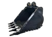 China Sharp Teeth Excavator Bucket 0.25-4.3cbm Durable For Tungsten / Rock for sale