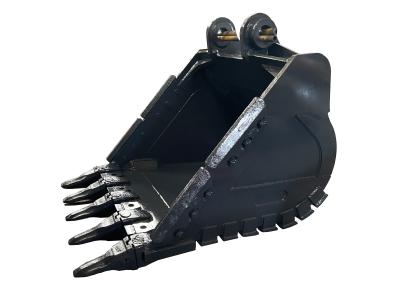 China Sharp Teeth Excavator Bucket 0.25-4.3cbm Durable For Tungsten / Rock for sale
