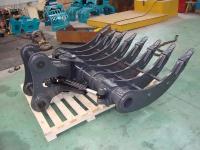 China 6 Ton 8 Ton Excavator Bucket Rake For PC60 PC80 CX60 CX80 for sale