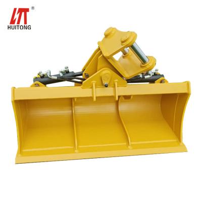 China Red Excavator Tilt Bucket Customized Opening Width For Customer Needs for sale
