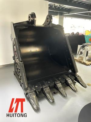 China Capacity Heavy Duty Digging Bucket 180mm Cutting Height Q355B NM400 for sale