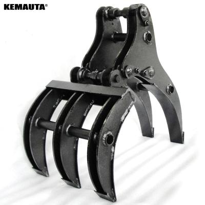China Q690D Excavator Mechanical Grapple For 12-17 Tons Machine Strong Bearing Capacity for sale