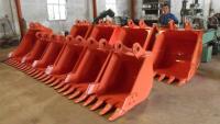 China 0.8CBM To 4CBM PC SNAY PC Excavator Rock Bucket With Pins for sale