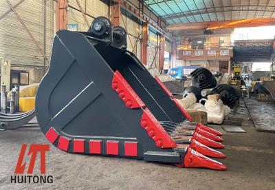 China Heavy Duty 4.3cbm Excavator Rock Bucket High Strength Steel Material for sale