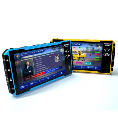 China 6CH 720P AHD Mobile DVR For Vehicles With Smart Touch Monitor And Driver Face Recognition for sale