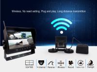 China 7 Inch Wireless Truck Rear View Backup Camera Screen Monitor Kits With Night Vision for sale