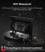 China 720P Wireless 7-Inch Truck Rear View Camera Monitor Kit with IP67 Waterproof DVR for sale