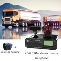 China Vehicle CCTV ADAS DSM 8CH 1080P AI HDD Mobile DVR With GPS 3G 4G WIFI 120° Angle for sale