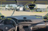 China Anti Fatigue Asleep Driver Solution Mini MDVR DMS AI Function 3G 4G GPS Wifi Truck Dashcam for sale