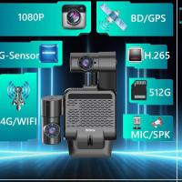 China 4G Road Facing 1080p Dashcam with ADAS in English/Russian/French for sale