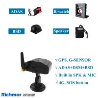 China Truck Bus Car Progressive Safe System 4G Blind Spot Detection Dashcam 2TF Card Storage Max256GB 3CH Alarm Input for sale