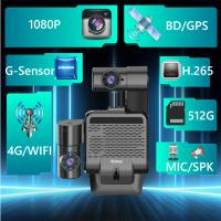 China 2016- Year H.265 4G GPS WIFI Speaker MIC Transformer AI Dashcam Nine Shapes ADAS and DSM Optional for sale