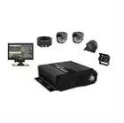 China Dual SD Card Mini Vehicle Mobile DVR With 4 Channels And H.264 Video Compression Format for sale