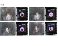 China Black LED Display For Vehicle AI MDVR ADAS DSM Speed Alarm Reminder And Power Supply for sale