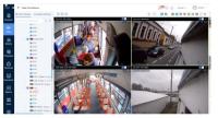 China Bus Passenger Counter 2ch Alarm Output 2 X CAN 2 X RS232 1 X RS485 Interface With 8ch AI DVR for sale
