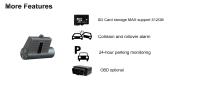 China SD Video Recorder Dash Cam DSM ADAS MAX 512G Support Remote Interconnection JT808 Protocol for sale